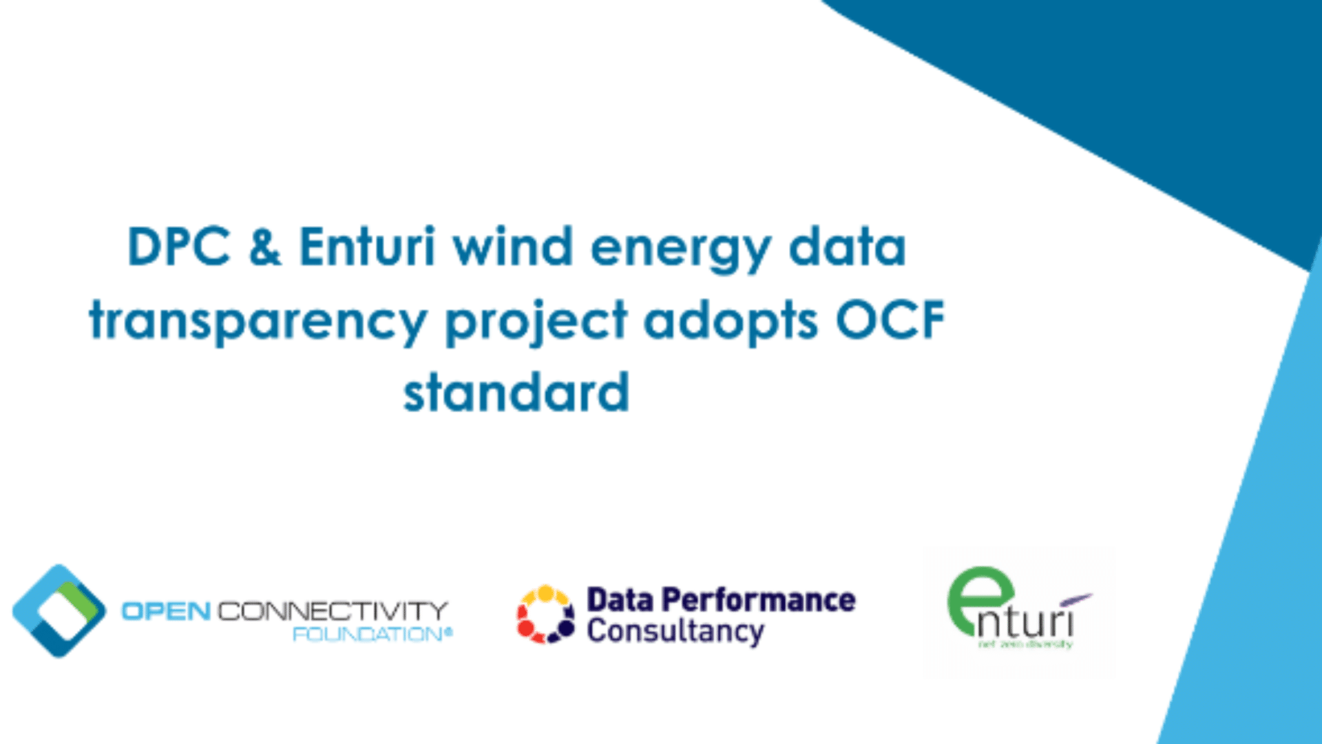 Partnership Announcement: DPC and Enturi Team Up for Wind Energy Data Transparency Project ...