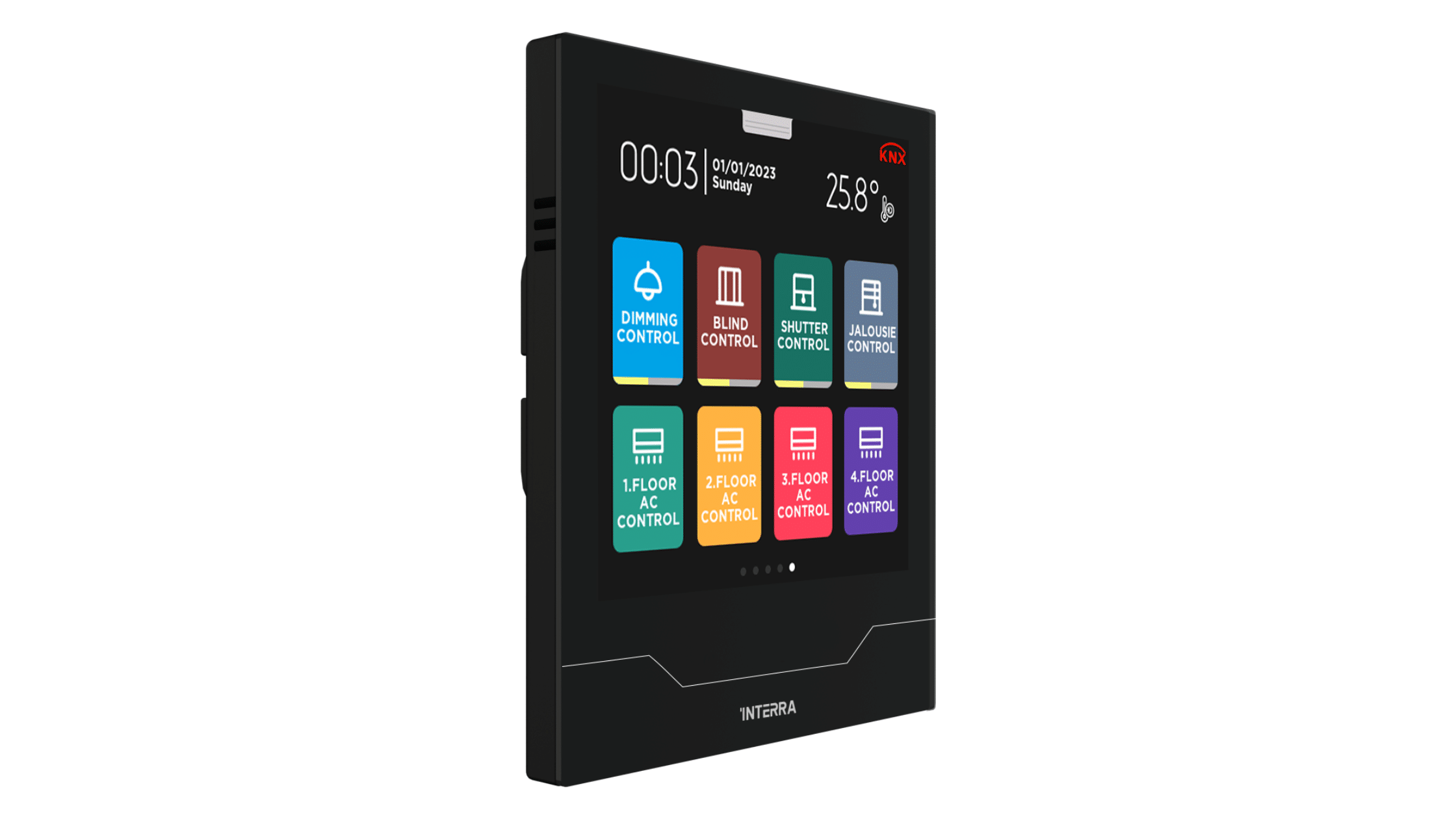Interra iX4: The Compact KNX Touch Panel for Smart Control. - Smart ...