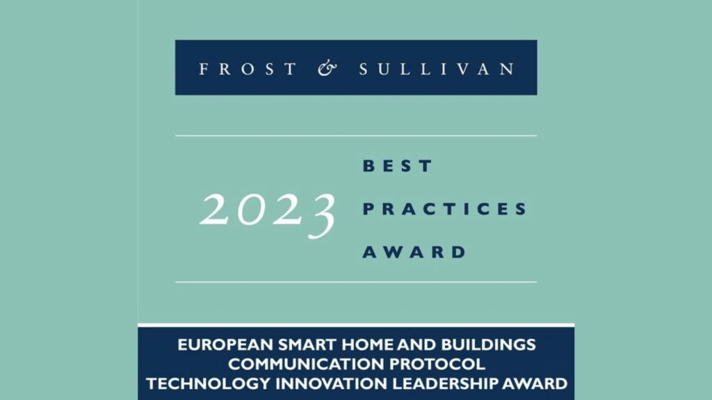 KNX Awarded Frost & Sullivan's 2023 Global Technology Innovation Leadership Award for Its ...
