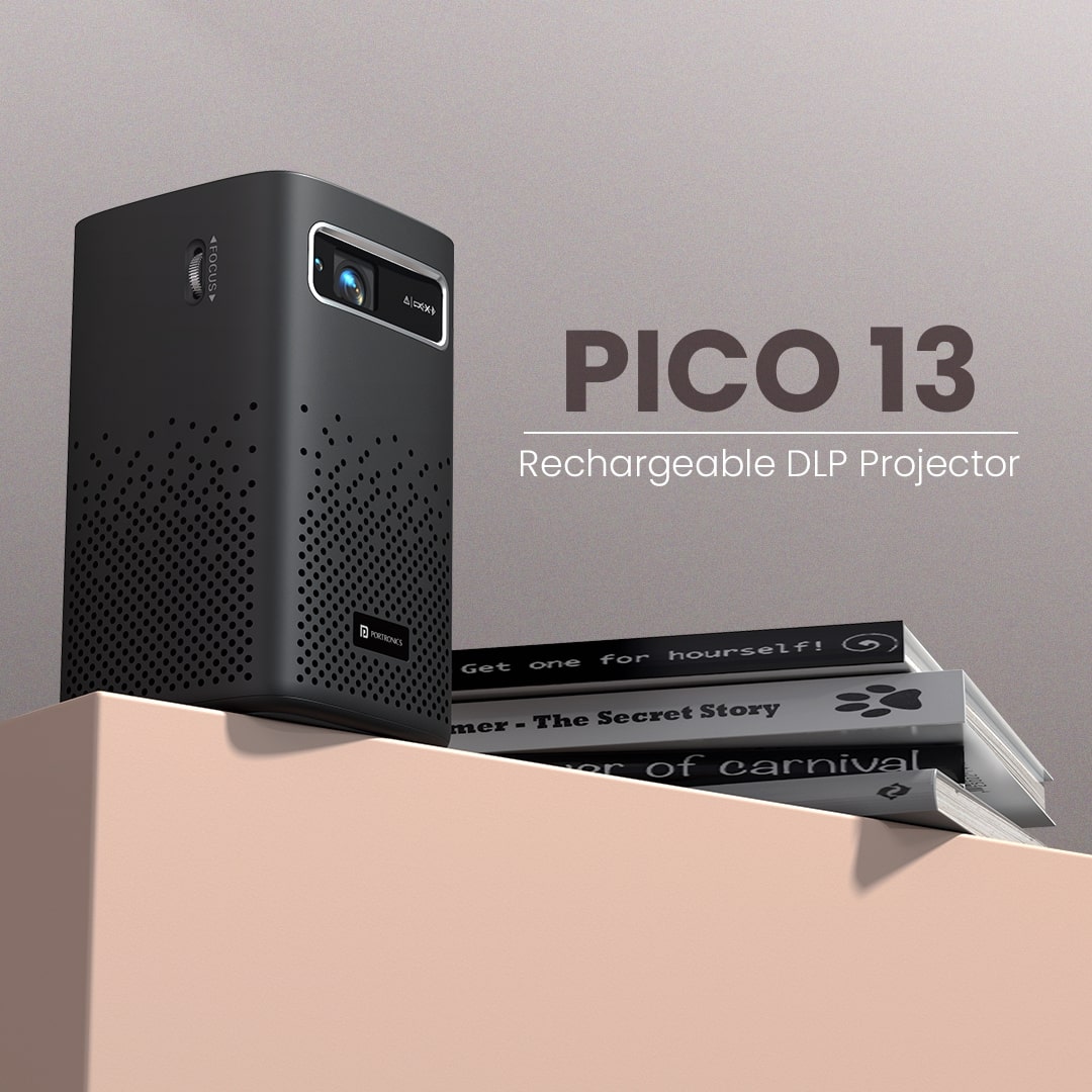 Portronics Launches the Pico 13 Rechargeable Portable Projector - Smart ...