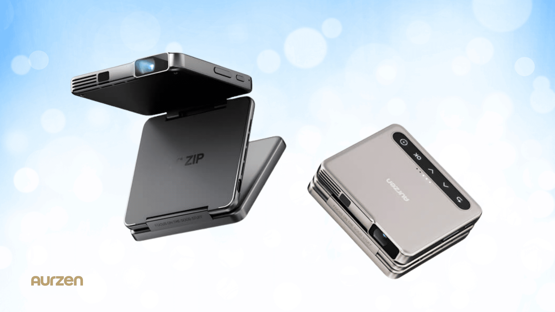 Aurzen Unveils ZIP: World’s First Tri-Fold Ultra-Portable Projector at ...