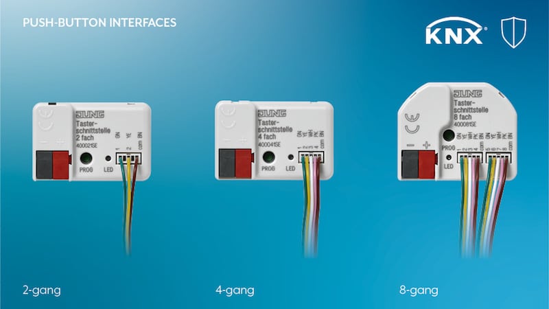 JUNG Offers KNX Push-Button Interfaces in Three Variants - Smart Home World Magazine
